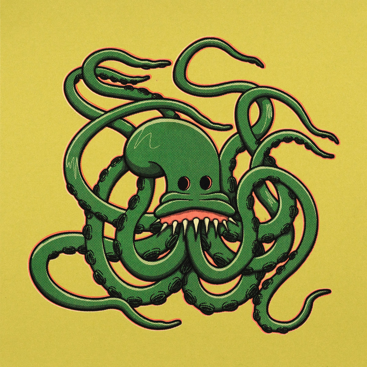 Craig Fisher: Popcorn Octopus Octograph [pistachio] – Peacock - a ...