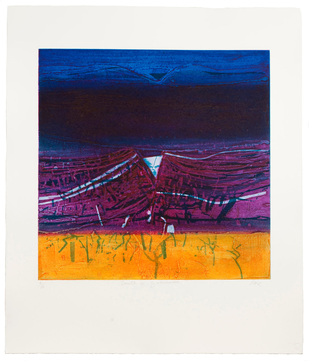 Barbara Rae: South Of Granada – Peacock - a workshop for art
